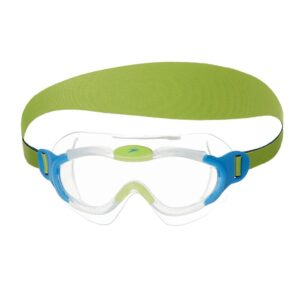 speedo blue children's sea squad mask swim goggles, blue/green, 2-6 years