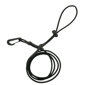 premier kayak bungee paddle leash/accessory leash. made in usa.