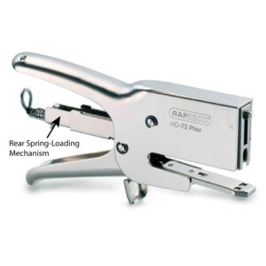 Rapesco Stapling Plier - HD-73 Traditional Packaging Plier, Uses 73 Type 1/4"-1/2" Staples(1169)