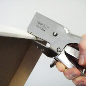 Rapesco Stapling Plier - HD-73 Traditional Packaging Plier, Uses 73 Type 1/4"-1/2" Staples(1169)