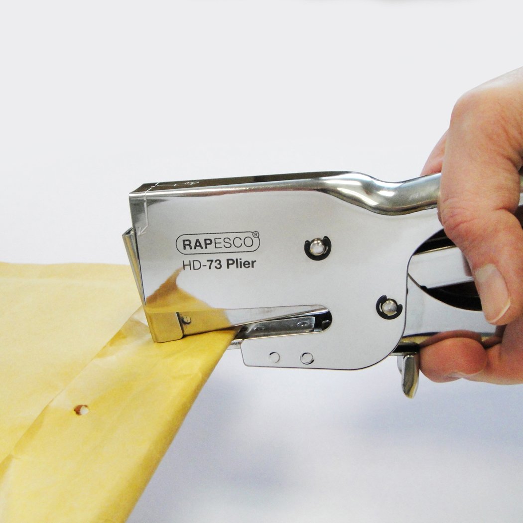 Rapesco Stapling Plier - HD-73 Traditional Packaging Plier, Uses 73 Type 1/4"-1/2" Staples(1169)