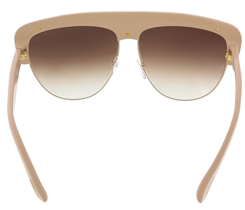 Tom Ford Tf 318 Liane Beige Frame/Brown Gradient Lens 62Mm