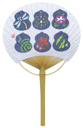 Shikoku Group Fan Fan Gourd Approx. 9.1 x 14.6 inches (23 x 37