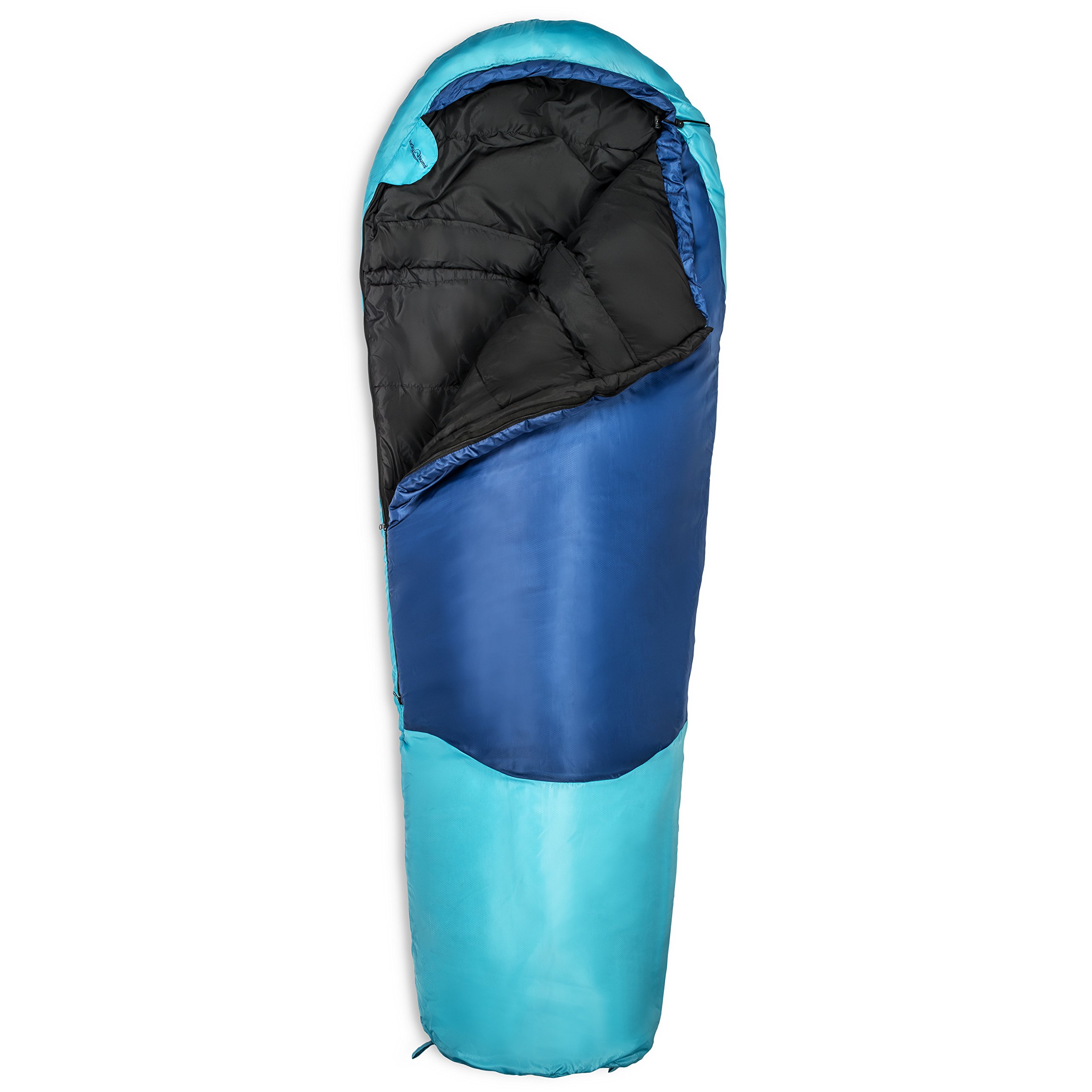 Lucky Bums Serenity ll | Mummy Sleeping Bag, Blue, 74 in (175.74BL)