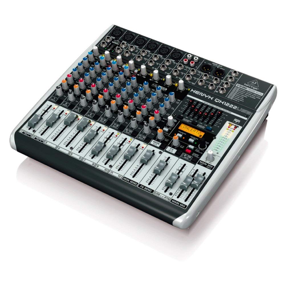 Behringer Xenyx QX1222USB Mixer with USB and Effects