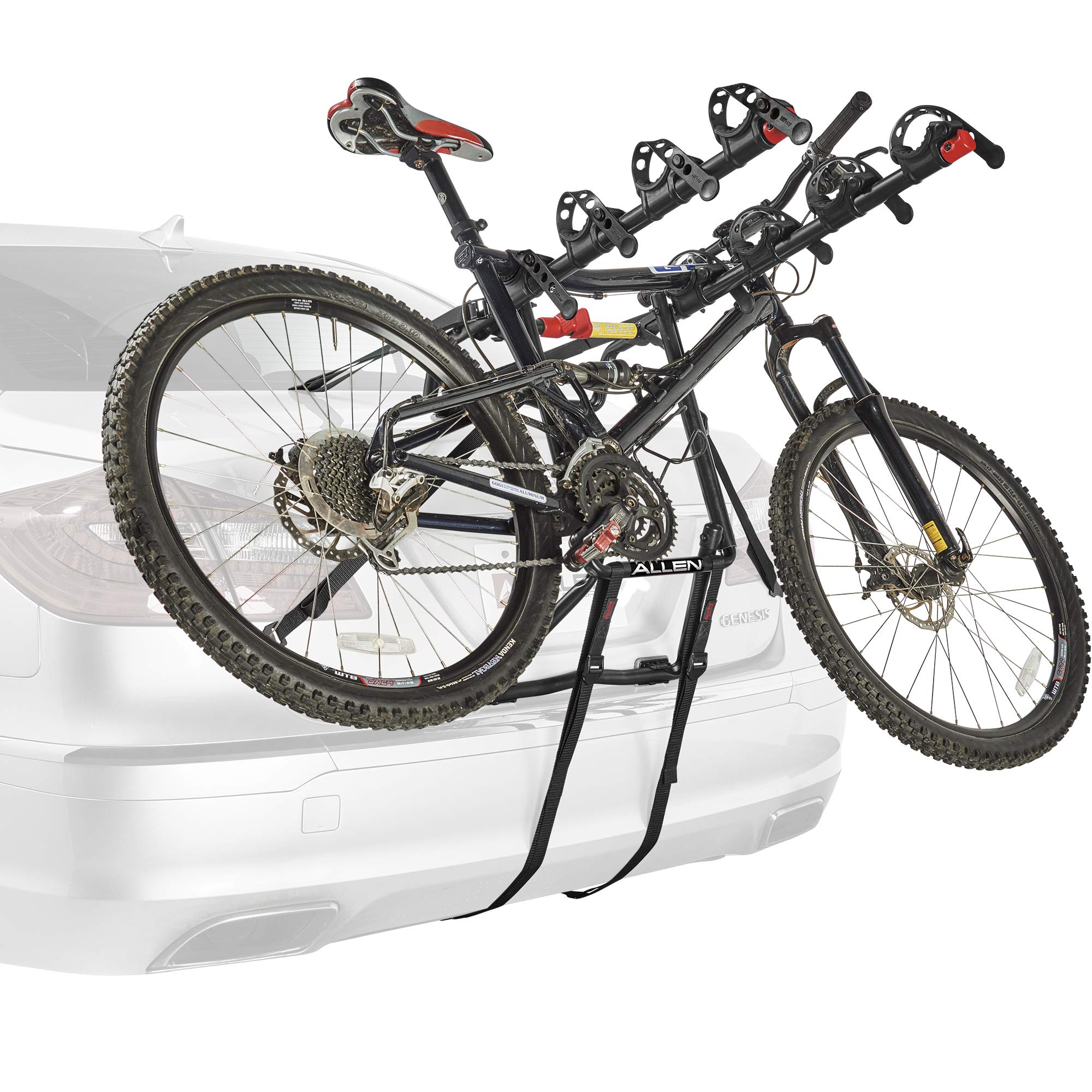 Allen Sports Premier 4-Bike Trunk Rack, Model S104 , Black