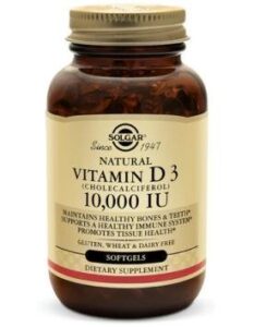 solgar, vitamin d3 10000 iu, 120 softgels