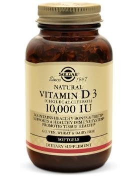 Solgar, Vitamin D3 10000 Iu, 120 Softgels