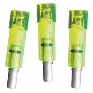 Lumenok Easton Carbon Flat Bolt End (3-Pack), Green