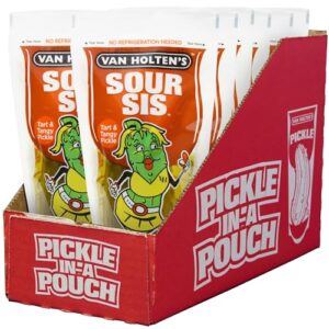 van holten's pickles - sour sis pickle-in-a-pouch - 12 pack