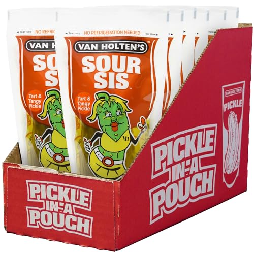 Van Holten's Pickles - Sour Sis Pickle-In-A-Pouch - 12 Pack