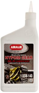 amalie (73156-56) api gl-5 certified 85w-140 hypoid multi-performance gear oil - 1 quart