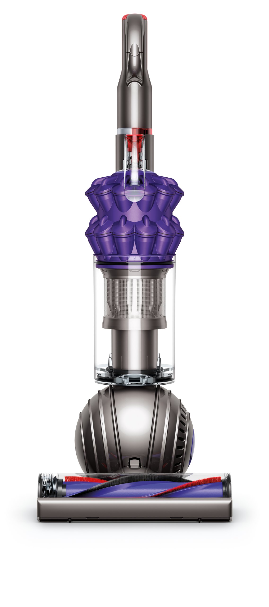 Dyson DC50 Animal Compact Upright Vacuum Cleaner, Iron/Purple - Corded