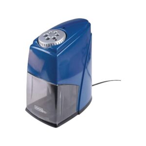 staples 356294 classmate 6-hole electric pencil sharpener blue (21833)