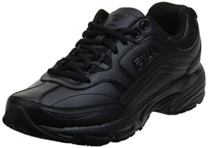 fila women's memory workshift training shoe,black/black/black,8.5 w us