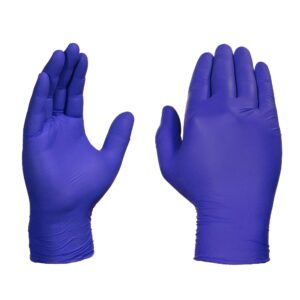 AMMEX Indigo Nitrile Disposable Exam Gloves, 3 Mil, Latex/Powder Free, Food-Safe, Textured, Non-Sterile, Small, Case of 1000