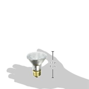 Westinghouse 3684900, 38 Watt 500 Lumen PAR20, 30° Beam 1000 Hour 120 Volt Halogen Light Bulb,Clear