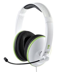 turtle beach ear force xl1 amplified wired headset with mic (white) - xbox 360