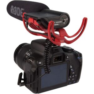 Rode VideoMic Camera-Mount Shotgun Microphone with Rycote Lyre Shock Mounting, Black