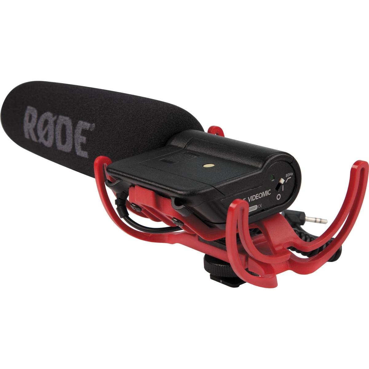 Rode VideoMic Camera-Mount Shotgun Microphone with Rycote Lyre Shock Mounting, Black