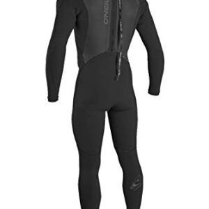 O'Neill Wetsuits Men's Epic 3/2mm Back Zip Full Wetsuit, Black/Black/Black, Large