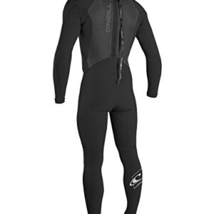 O'Neill Wetsuits Men's Epic 4/3mm Back Zip Full Wetsuit, Black/Black/Black, Large Short