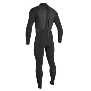 O'Neill Wetsuits Men's Epic 4/3mm Back Zip Full Wetsuit, Black/Black/Black, Large Short