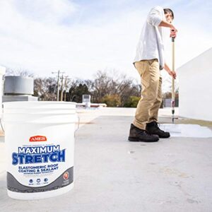 AMES RESEARCH LABORATORIES MSS1 Maximum Stretch Roof Coating, 1 Gallon, White