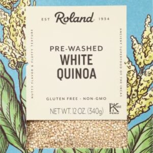 Roland Foods White Quinoa, Pre-washed, Specialty Imported Food, 12-Ounce