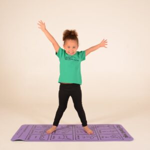 Lazy Lizards Yoga Kids Yoga Mat (Purple)