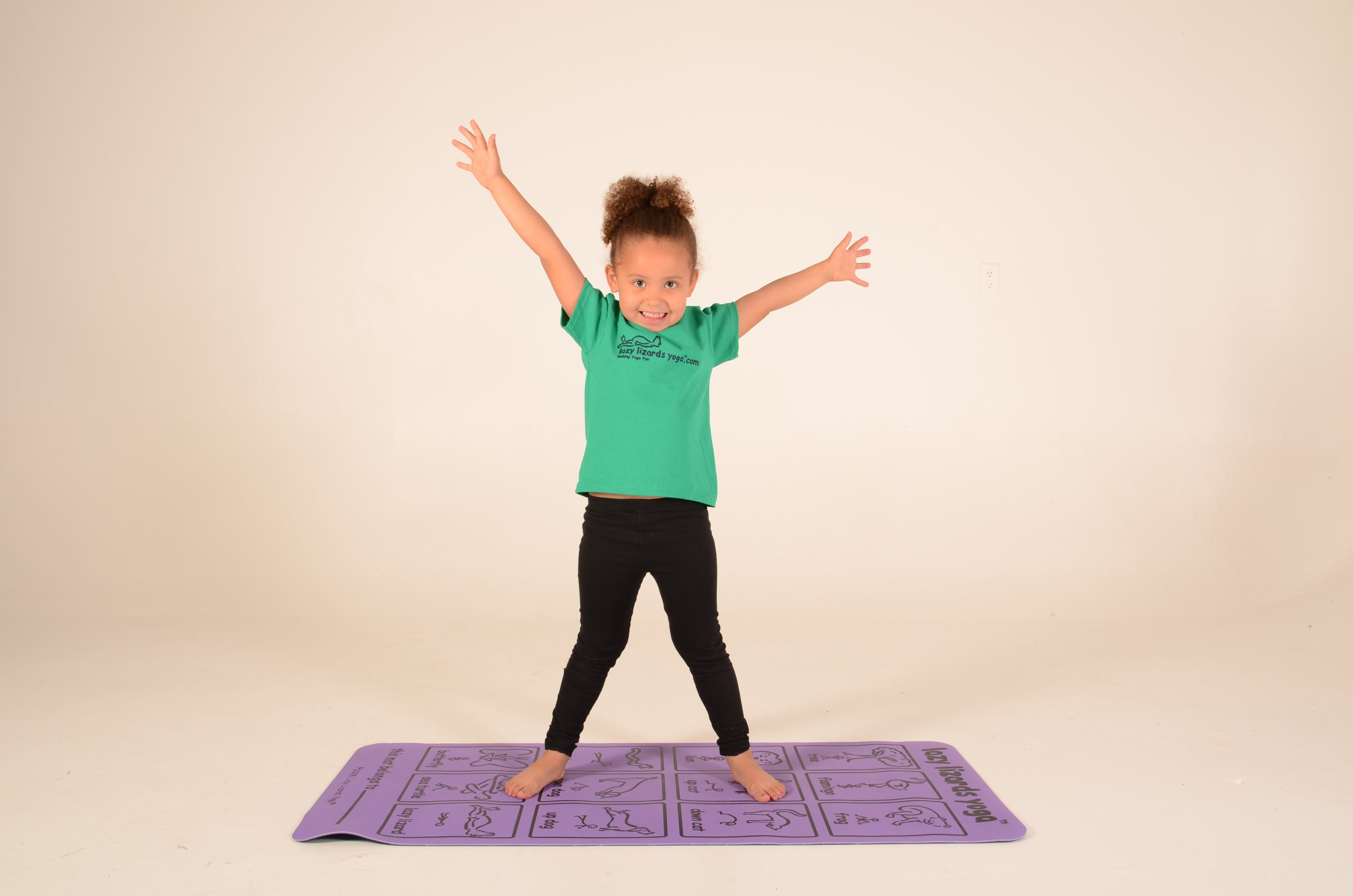 Lazy Lizards Yoga Kids Yoga Mat (Purple)