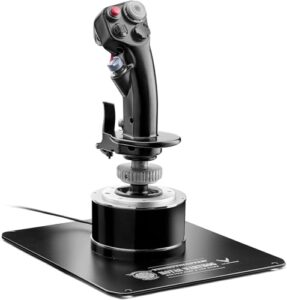 thrustmaster hotas warthog flight stick for flight simulation, official replica of the u.s air force a-10c aircraft (compatible with pc)