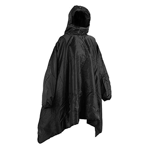 Snugpak Poncho Liner, Water Repellent, Lightweight, Dedicated Sleeves and Hood, Black