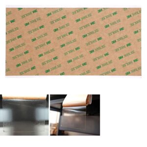 one sheet size 8" x 12", 3m 9474le 300lse super-strong double-sided adhesive/adhesive transfer tape, ideal for attaching digitizers to phones and tablets. [9474-08x12]