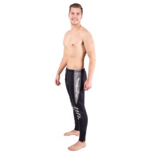 ist wp5 2mm nylon ii neoprene watersport, rash guard, dive skin pants (black, xx-large)