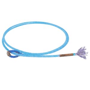 rattler ropes racer calf piggin string, blue eye 1/4-inch, blue, medium hard