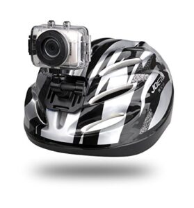 sound around gear pro high-definition sport action camera,1080p 720p wide-angle camcorder w/2.0 touch screen-sd card slot,usb plug,mic-all mounting gear included-for biking and water sports(silver)