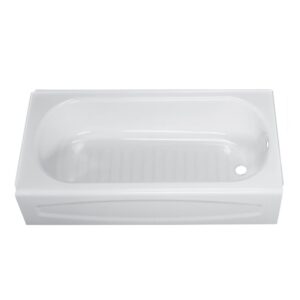 american standard 0263.112.020 new solar soaking bathtub with right hand outlet, white, 5-feet - 0263112.020