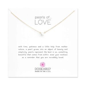 Dogeared Pearls of Love Freshwater Cultured Gold Filled 16 with 2 Extender Boxed Necklace