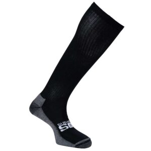 sugar free sox easy fit mens big and tall cushioned athletic compression socks easy on/off 1 pair (13-16, black)