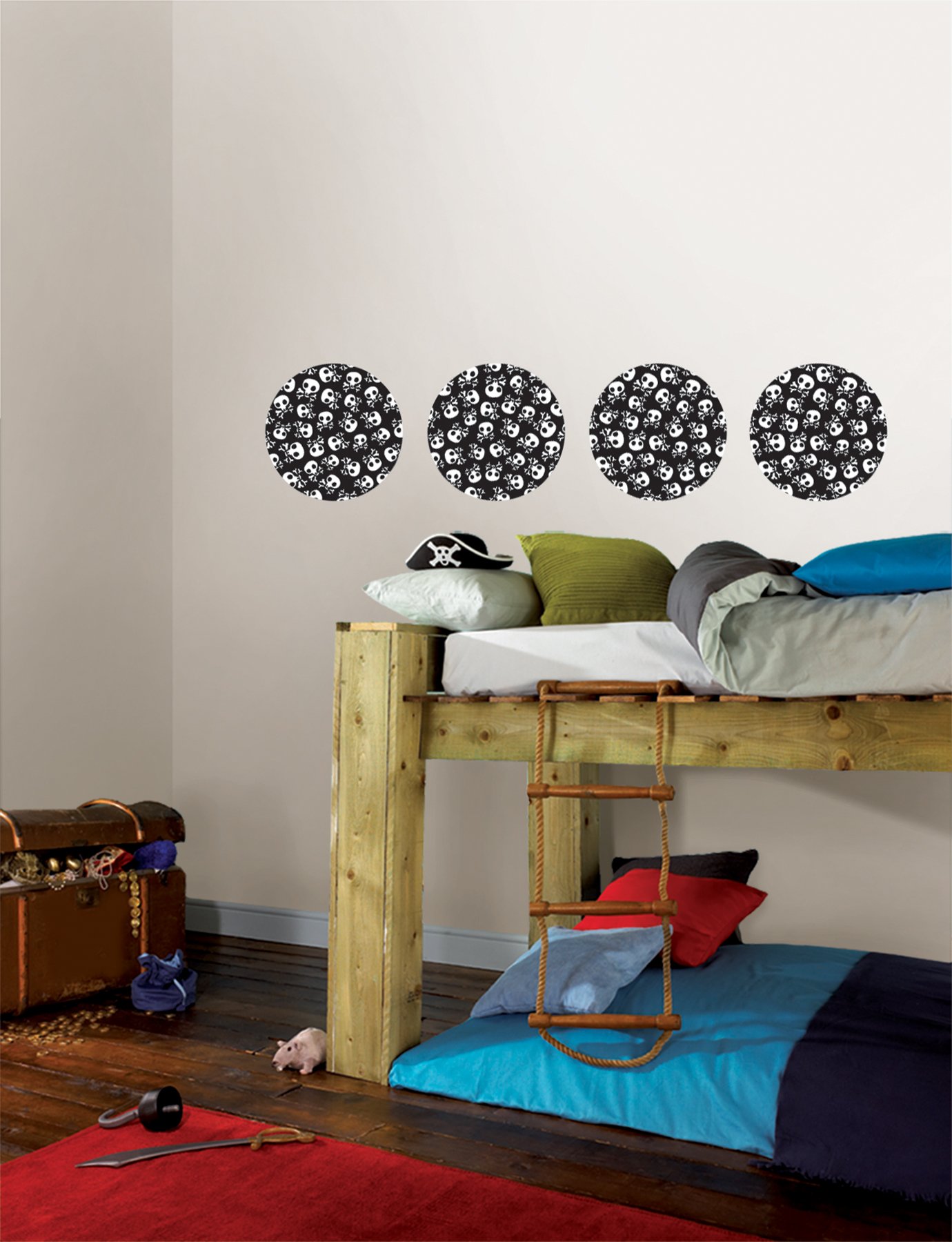 Wall Pops WPD0605 Argh Pirates Dots Wall Decals