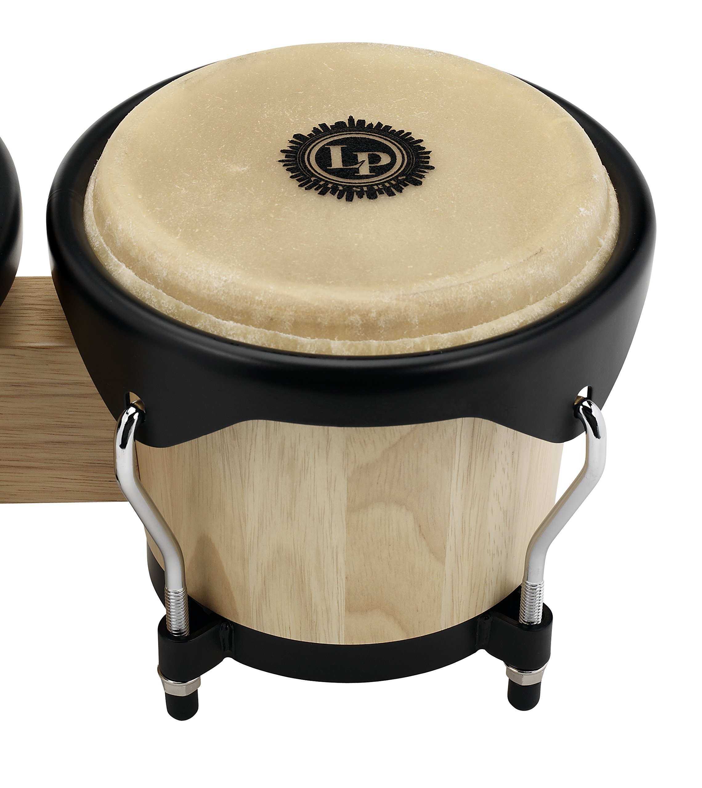 Latin Percussion LP601NY-AW LP City Wood Bongos - Natural 7-inch