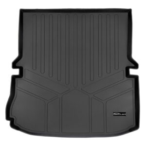 maxliner all weather custom fit cargo trunk liner floor mat behind 2nd row black compatible with 2011-2019 ford explorer