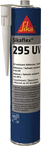 Sikaflex-295 UV Resistant Marine Adhesive Sealant, 10.3 fl. oz Cartridge, White