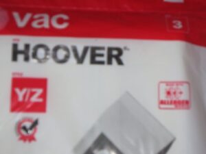 hoover vacuum style y/z bags 3 qty. 304573001