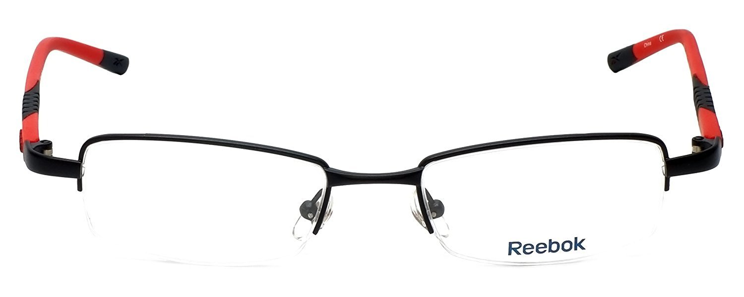 Reebok Designer Eyeglasses R1003 in Matte-Black 50mm DEMO LENS