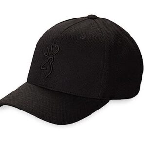 Browning Coronado Pique Buckmark Cap, Black, Large/X-Large