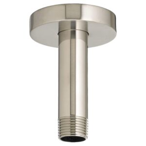 american standard 1660103.295 ceiling mount rain shower head shower arm 3 inch, brushed nickel