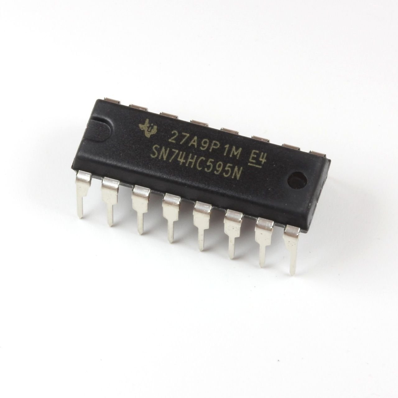 Texas Instruments SN74HC595N 8-Bit Shift Registers With 3-State Output Registers , Plastic DIP Tube, 19.3 mm L x 6.35 mm W x 4.57 mm H (Pack of 10)