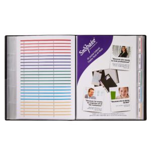 Snopake A4 Indexed Display Book with 40 Pocket - Black